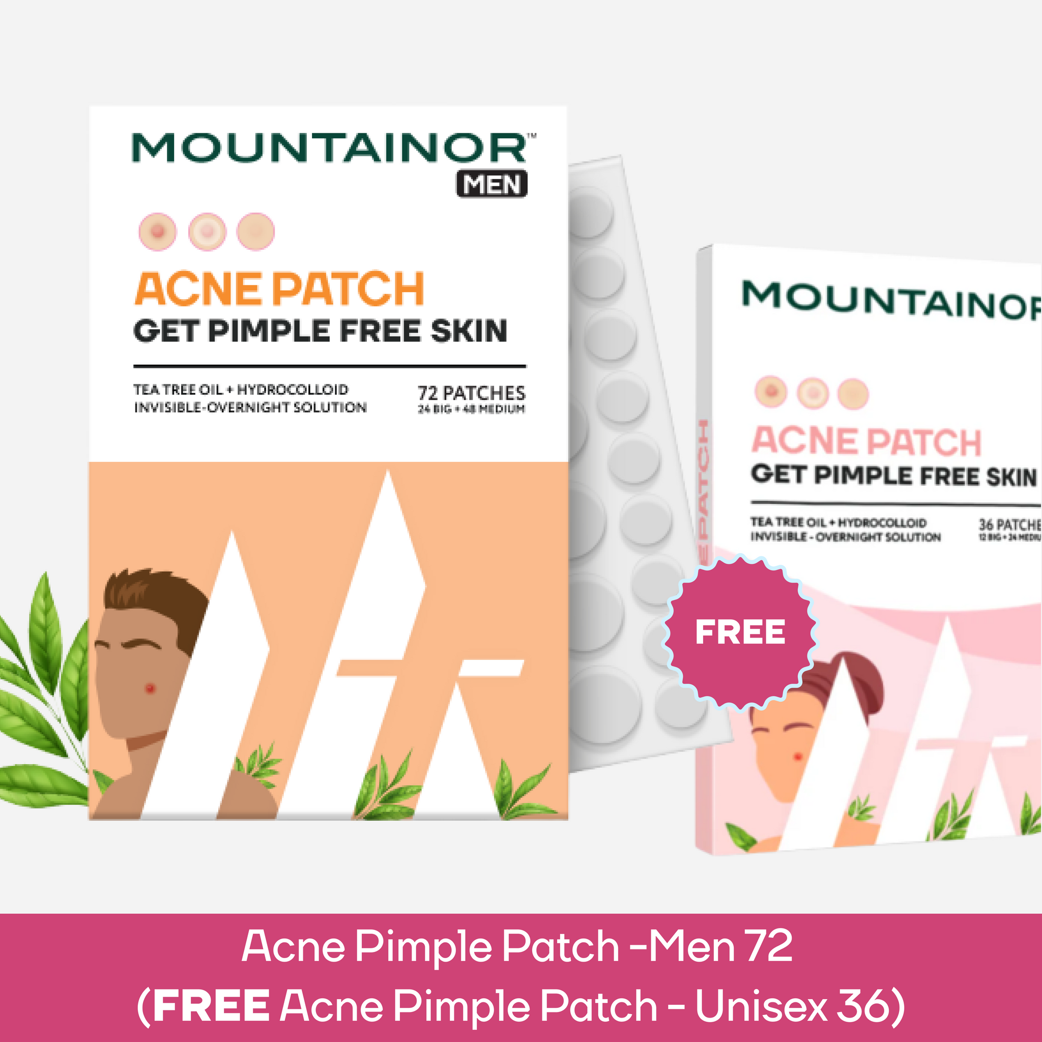 Acne Pimple Patch for Men 72 Patches for Clear, Blemish-Free Skin || A